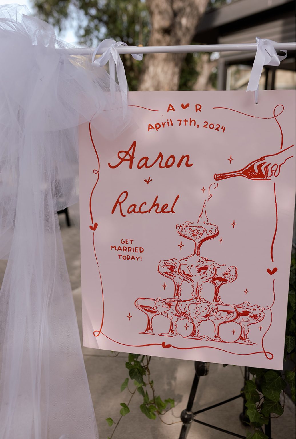 Creative Colorful Micro-Wedding at Chic Restaurant in San Antonio