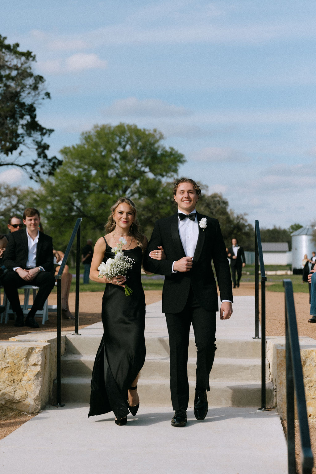 Black & White Ranch Wedding at Dos Palomas in Boerne | San Antonio Wedding