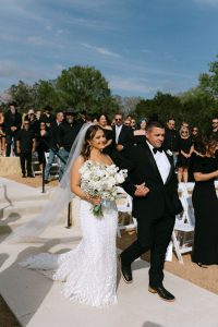 Black & White Ranch Wedding at Dos Palomas in Boerne | San Antonio Wedding
