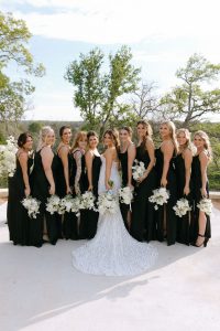 Black & White Ranch Wedding at Dos Palomas in Boerne | San Antonio Wedding