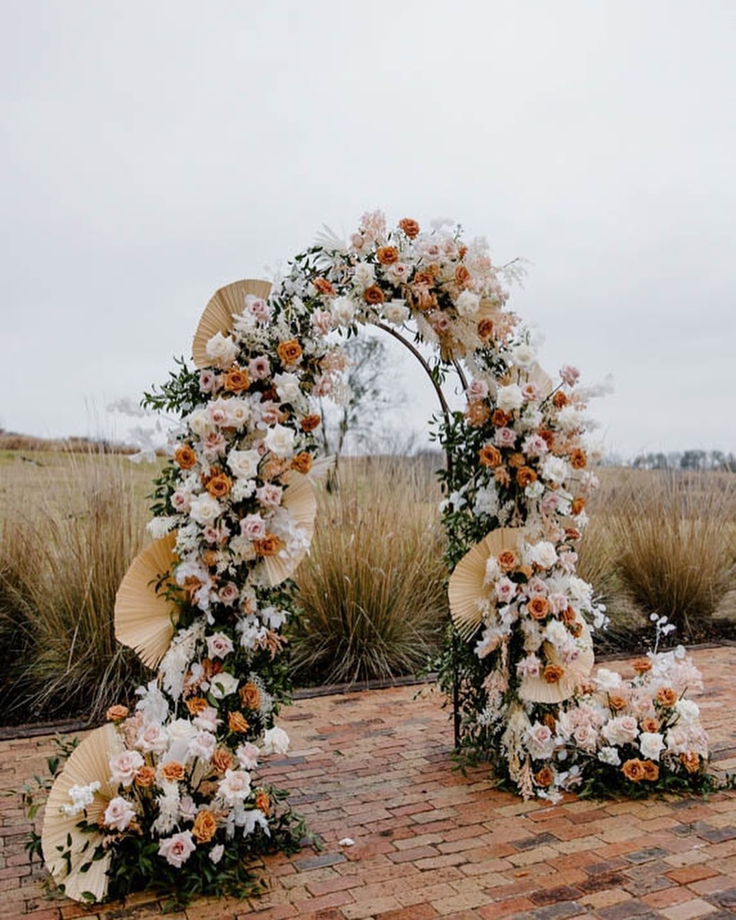 A Dreamsicle Palette Adorns this Boho Winter Wedding