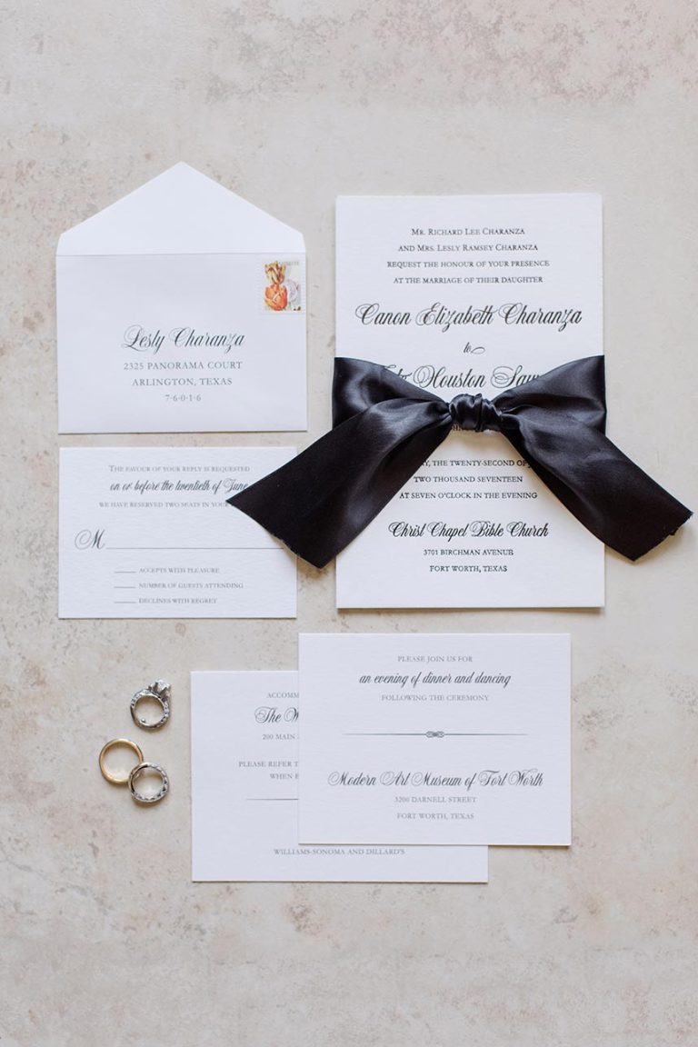 Canon Charanza Weds Tate Sawyer | Modern Glam North Texas Wedding