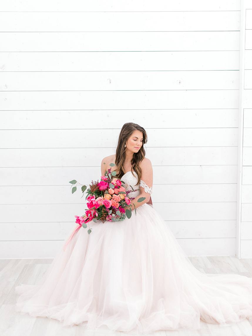 Bright Pink Modern Barn Inspiration from Events by Jade