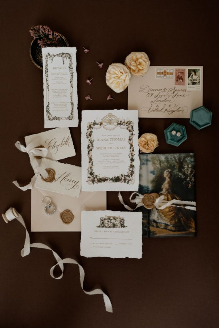 'The Crown' Inspired this Regencycore Wedding