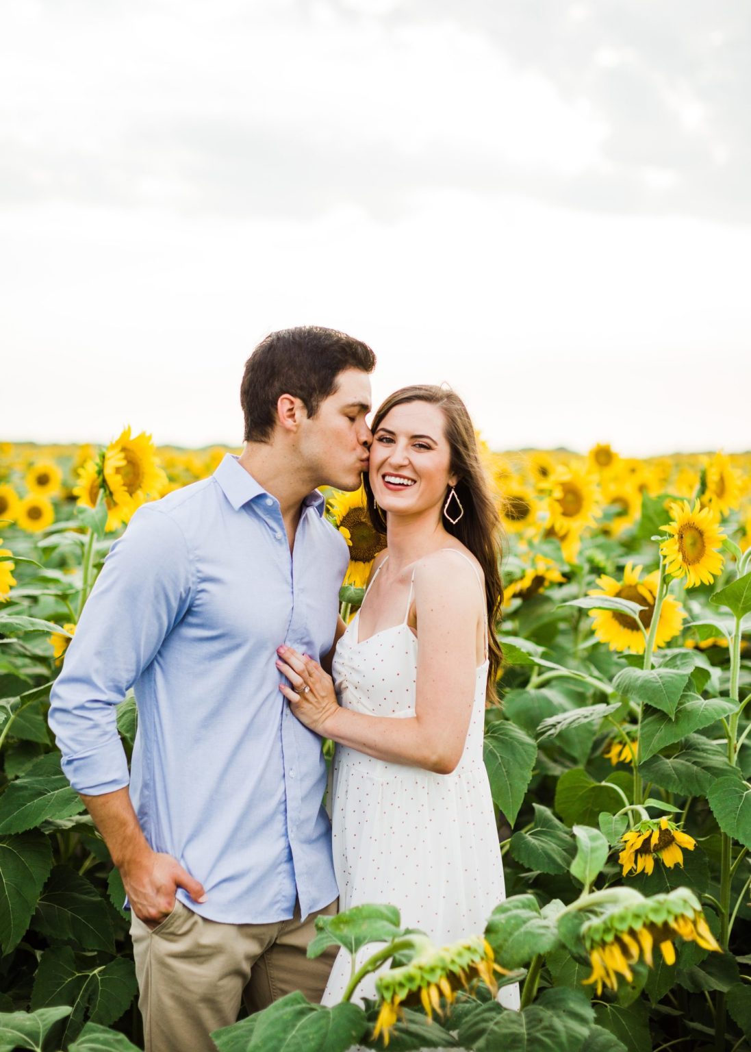 A Dreamy Sunflower Engagement Shoot with Sarah Blaze Photography