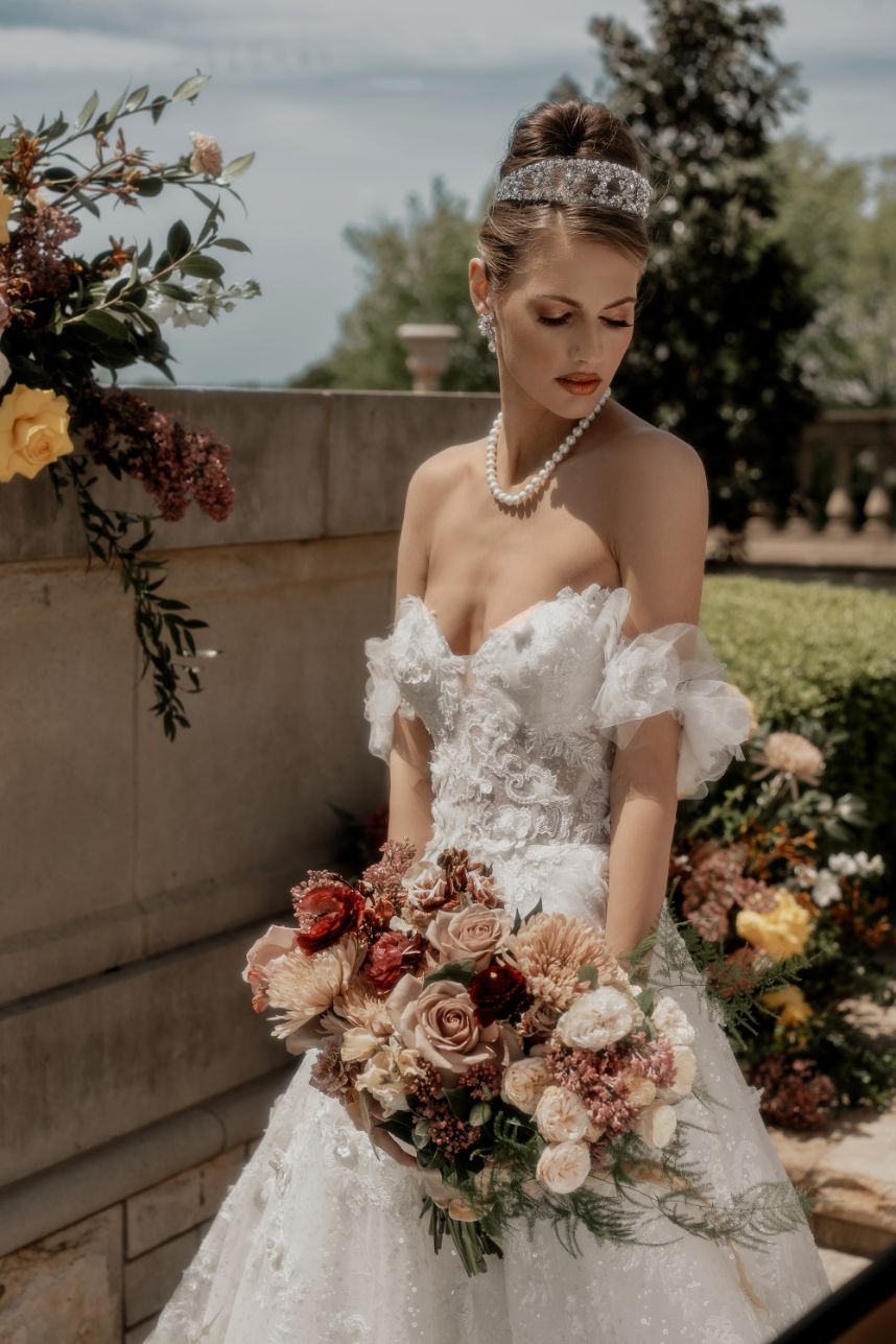 'The Crown' Inspired this Regencycore Wedding