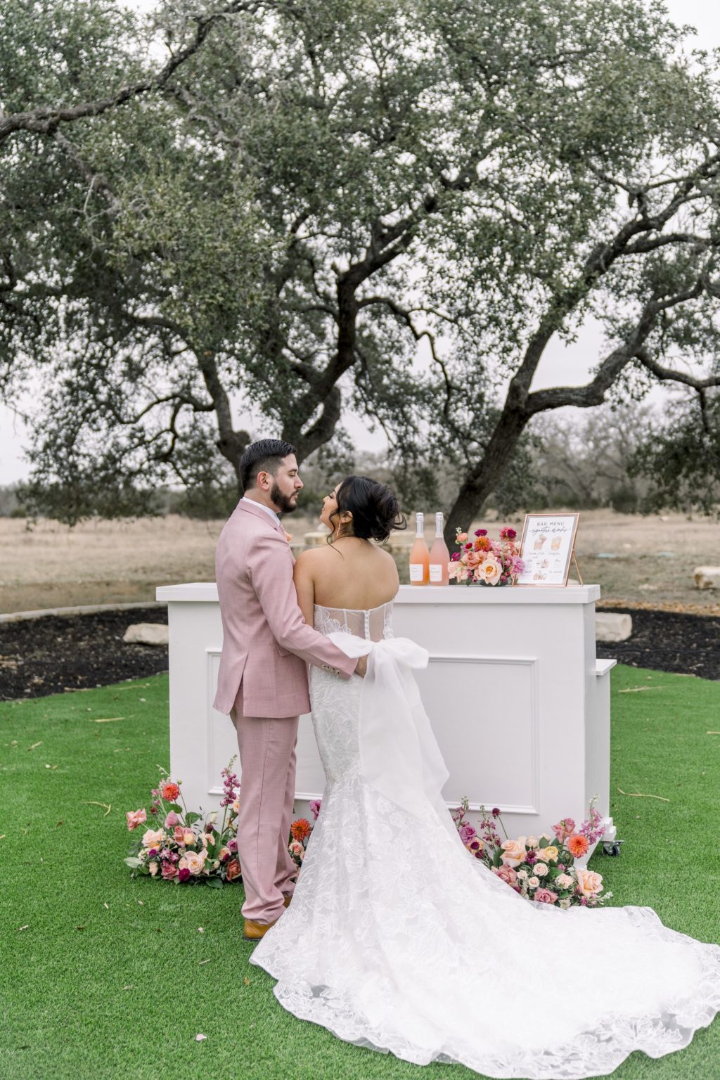 Magenta Pink Fall Wedding Inspiration San Antonio Dos Palomas Ranch