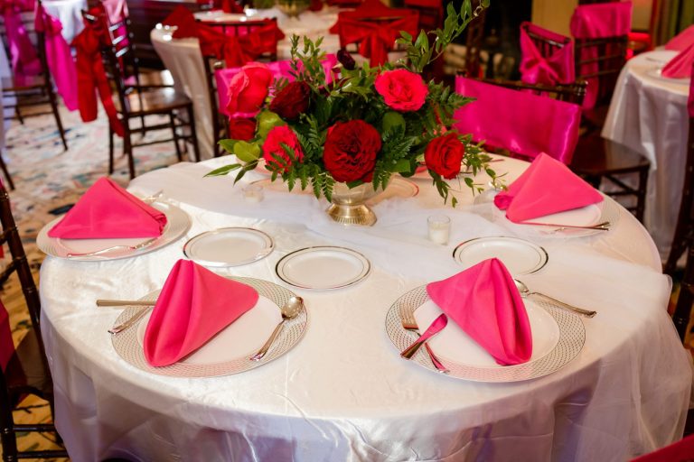Pink + Red Romantic Wedding Celebration - Wed Society Oklahoma