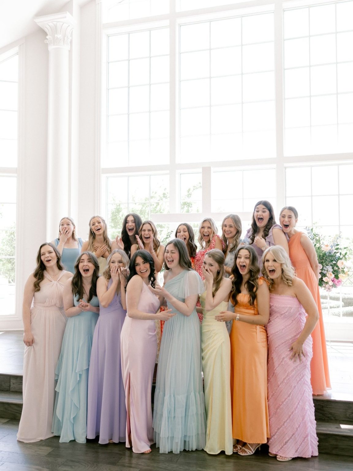 A Pastel Garden-Inspired Wedding with Timeless Ballroom Elegance - Wed ...