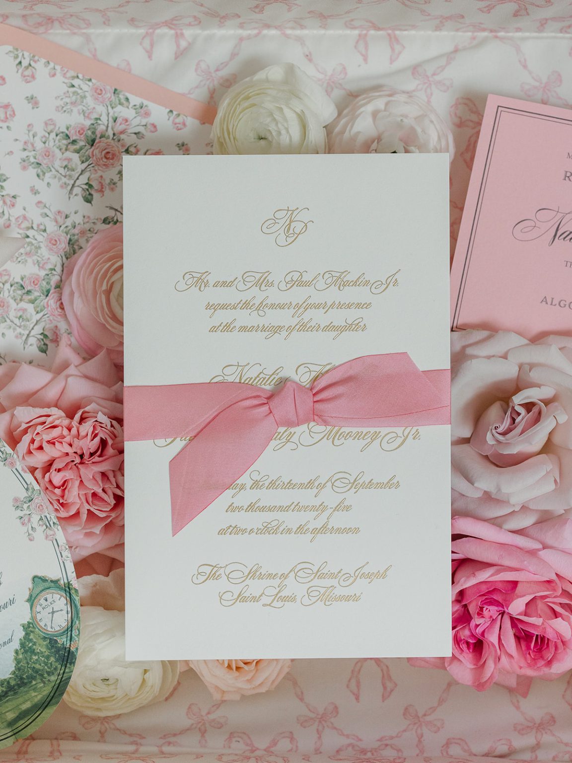 Vows That Wow: Natalie & Patrick’s Perfect Pink Dream - Wed Society ...