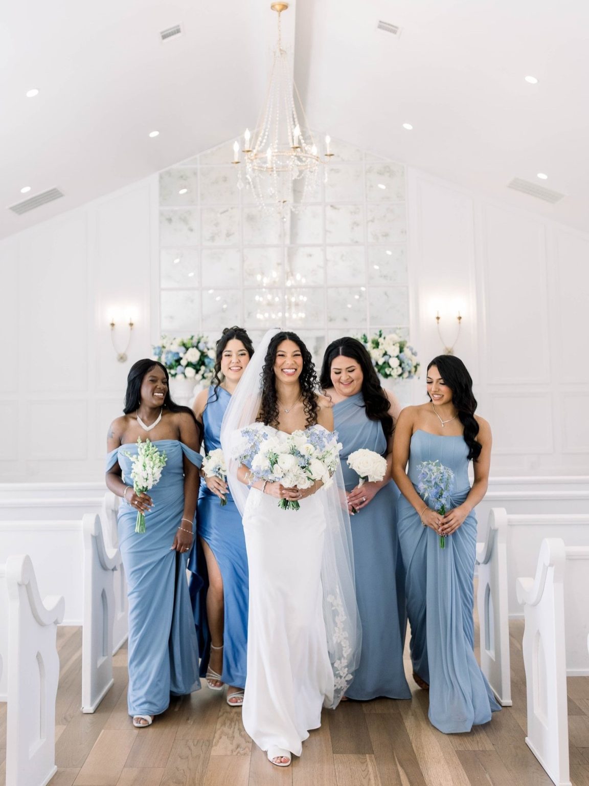 A Soft Blue & White Wedding at The Nest at Ruth Farms - Wed Society ...