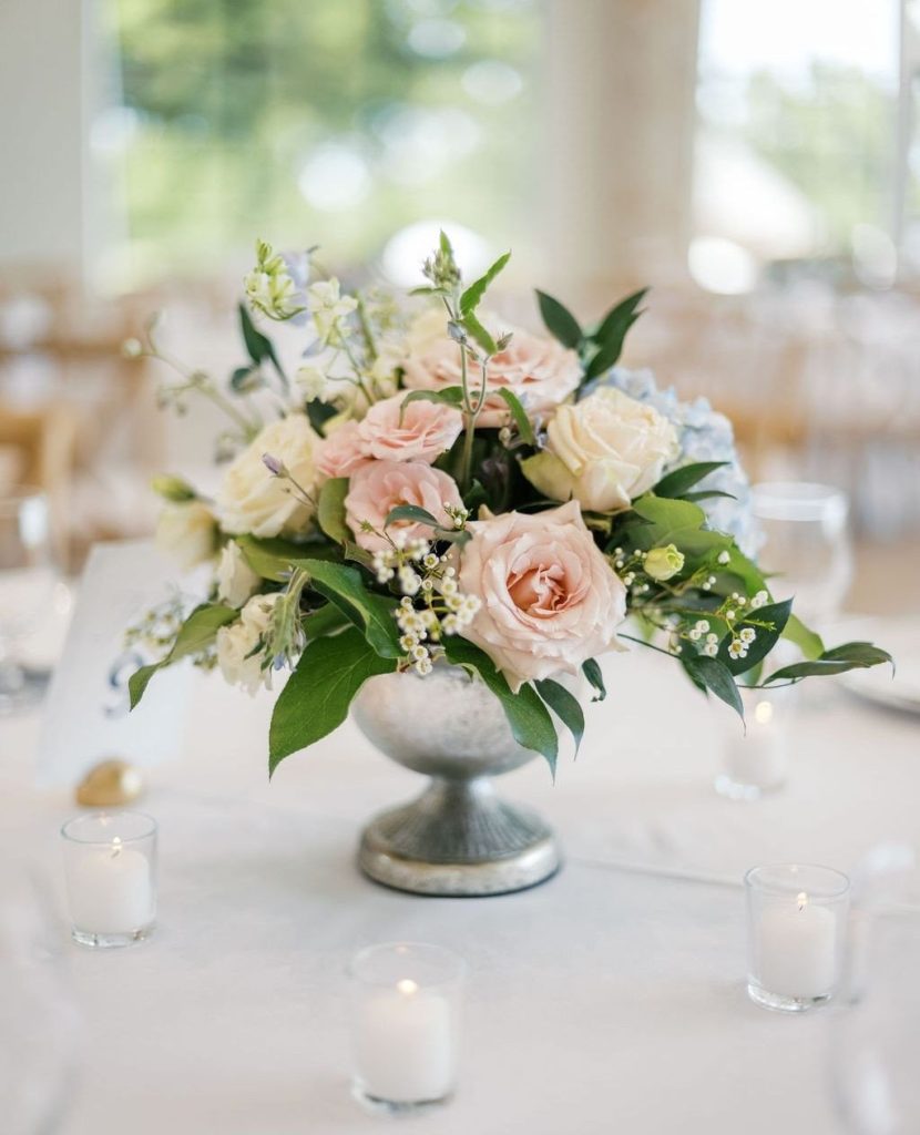 Pinks, Blues, and Dreamy Florals: Abby & Connor’s Wedding - Wed Society ...