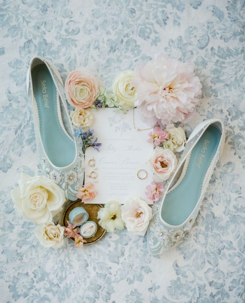 Pinks, Blues, and Dreamy Florals: Abby & Connor’s Wedding - Wed Society ...