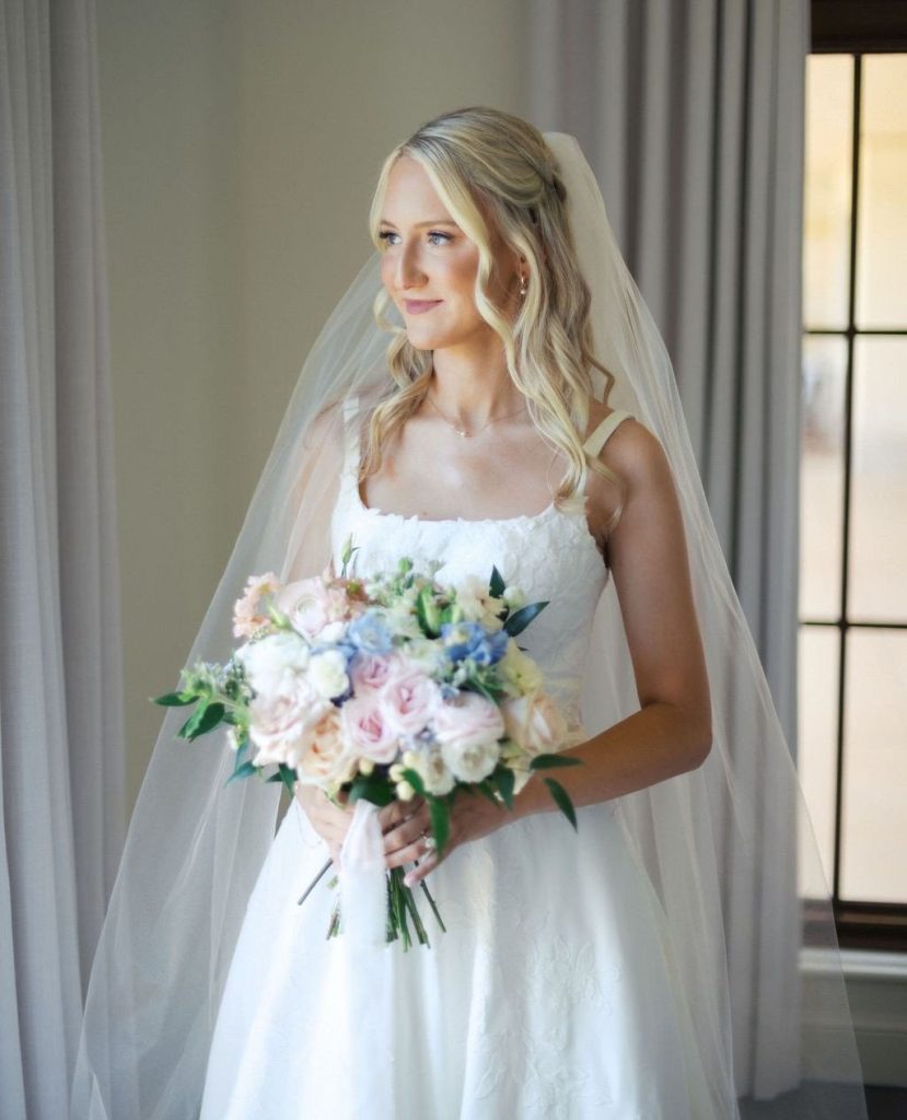 Pinks, Blues, and Dreamy Florals: Abby & Connor’s Wedding - Wed Society ...