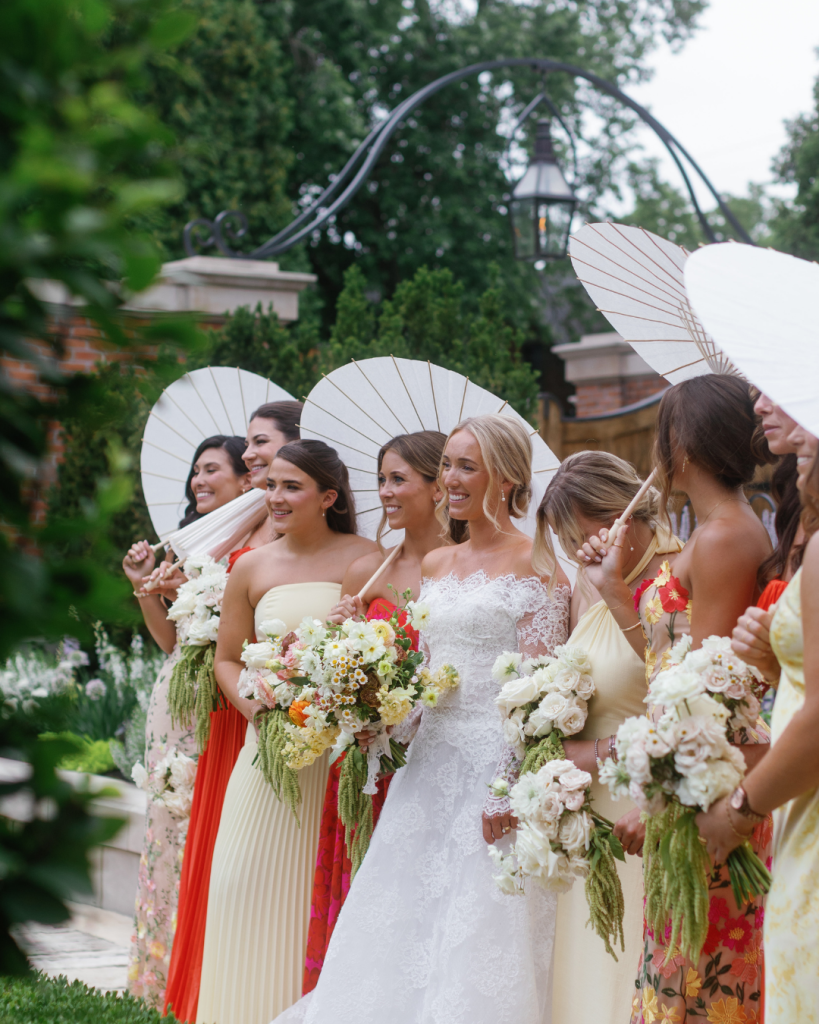Mackenzie & Liam's Colorful Summer Garden Wedding at The Junto in Columbus