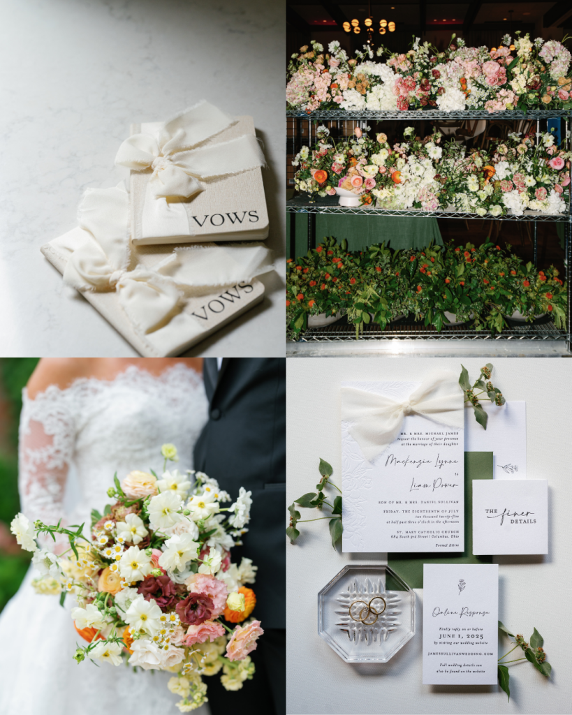 Mackenzie & Liam's Colorful Summer Garden Wedding at The Junto in Columbus